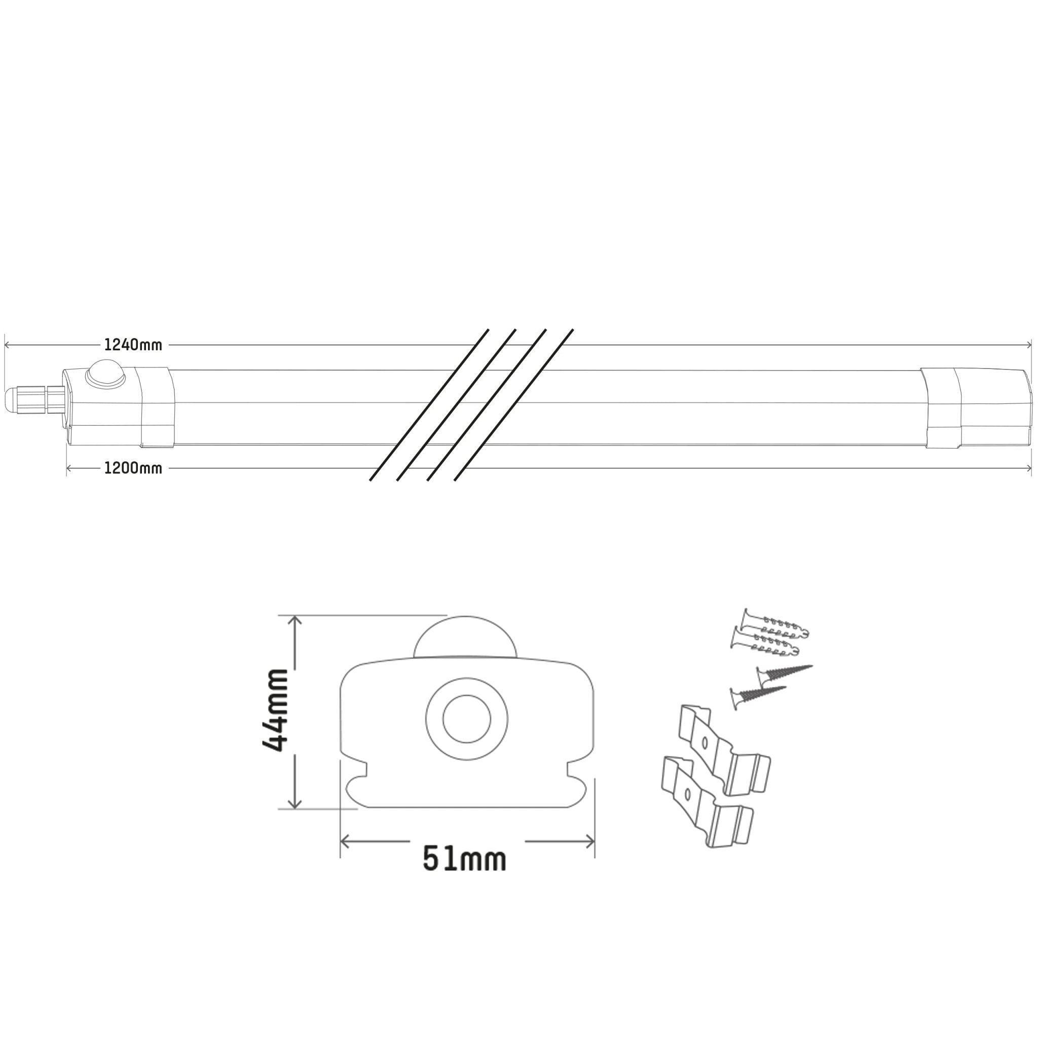 Complete LED TL verlichting met sensor kopen? - LED.nl