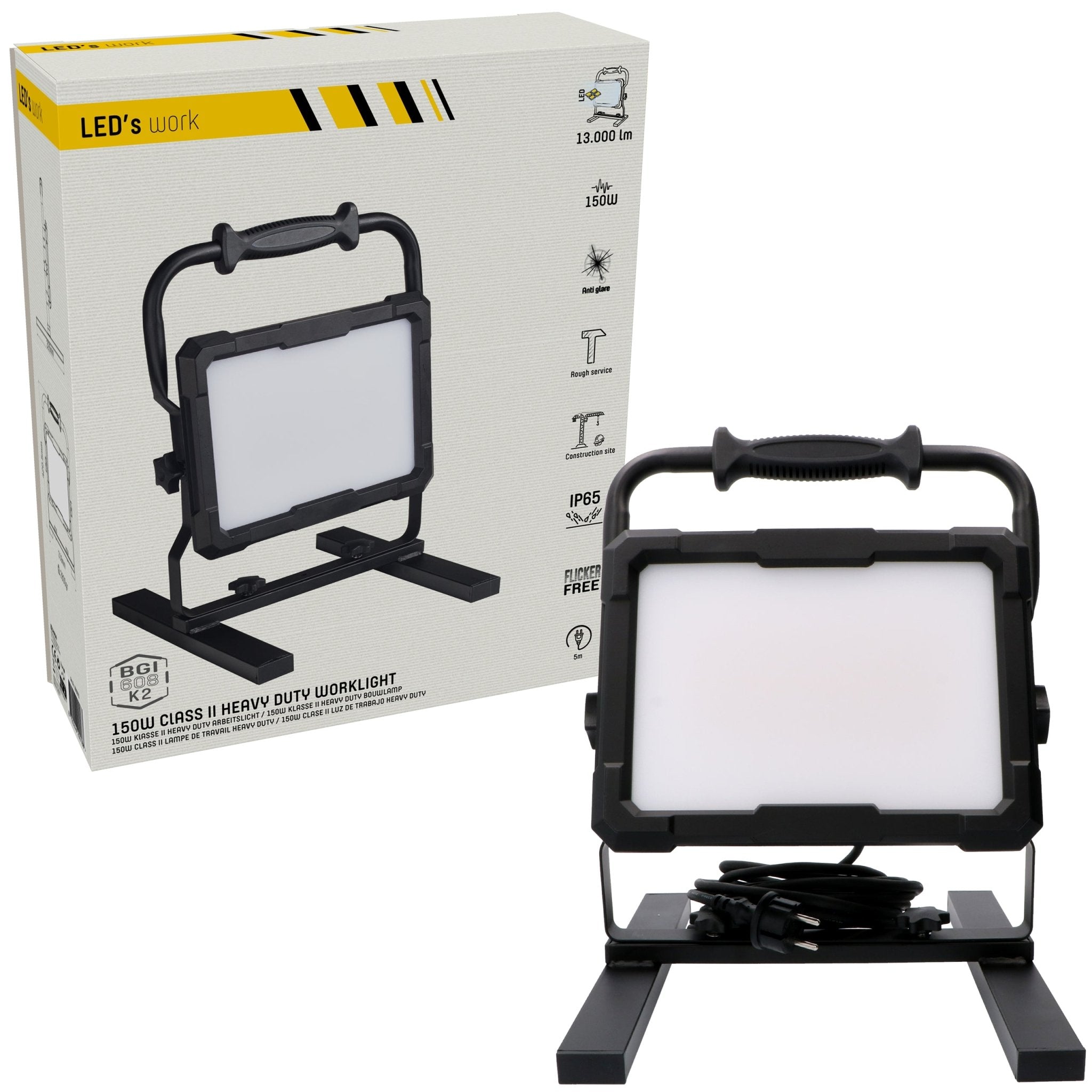Professionele LED Bouwlamp 150 watt kopen? - LED.nl